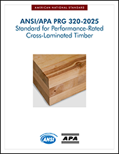 ANSI/APA PRG 320: Standard for Performance Rated Cross-Laminated Timber ...
