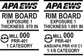 Rim Board - APA – The Engineered Wood Association